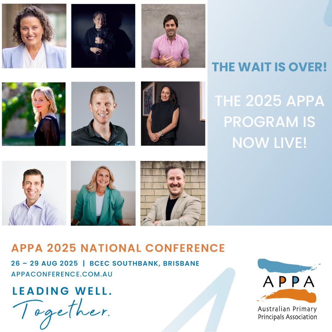 Conference Program Now Live! - Australian Primary Principals ...