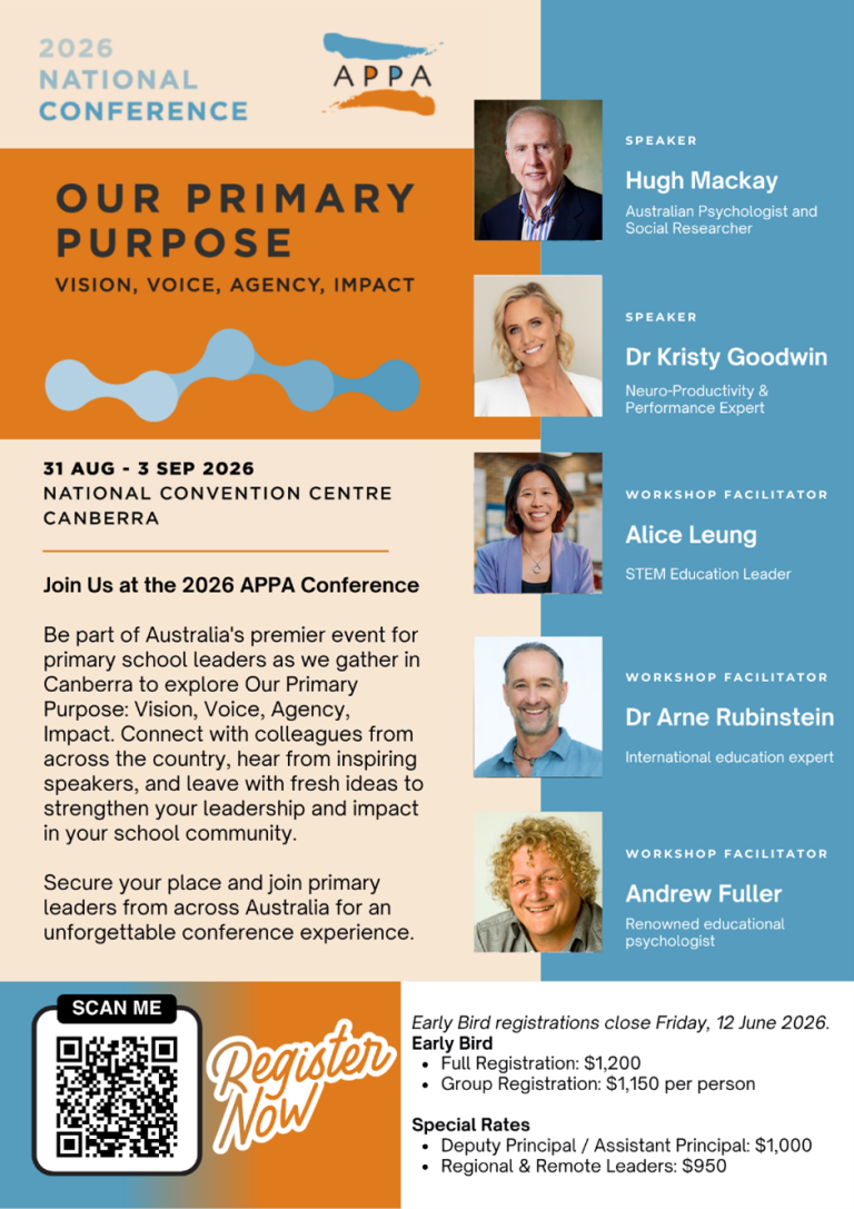 2026 APPA National Conference – Canberra - Australian Primary ...